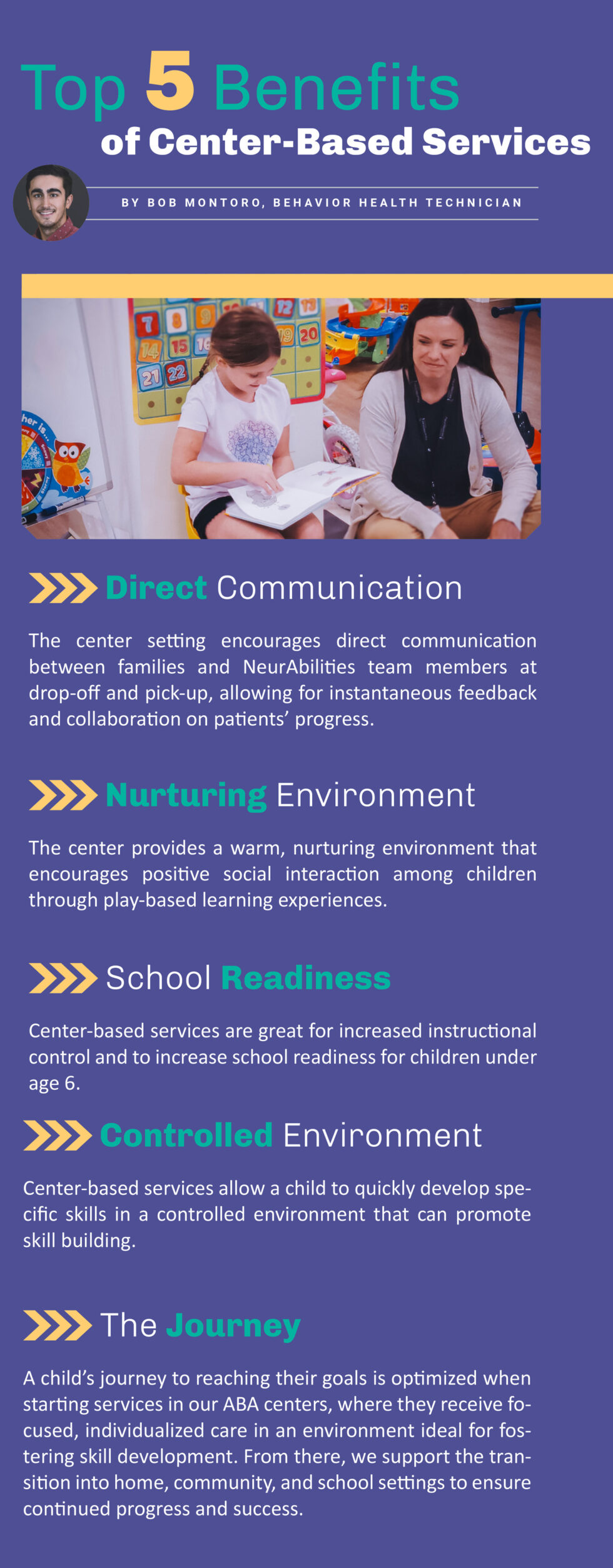 Top 5 Benefits of Center-based Services - NeurAbilities Healthcare